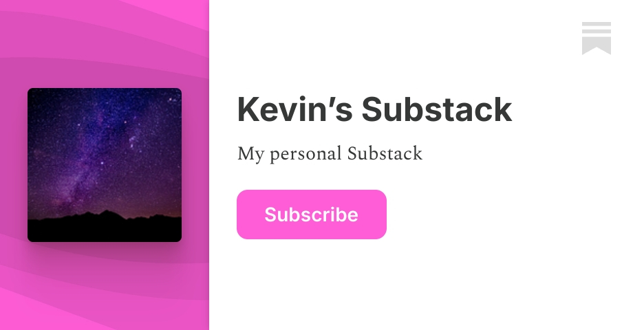 Kevin’s Substack | Kevin DeMille | Substack