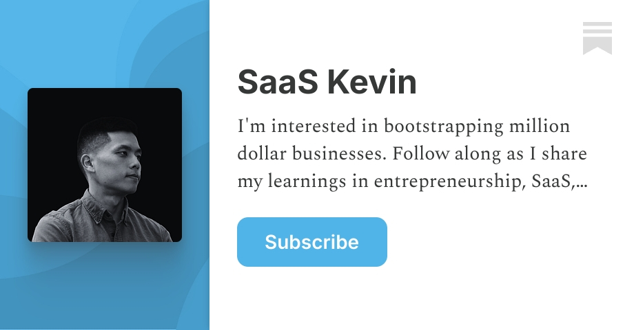 SaaS Kevin | Kevin Yun | Substack