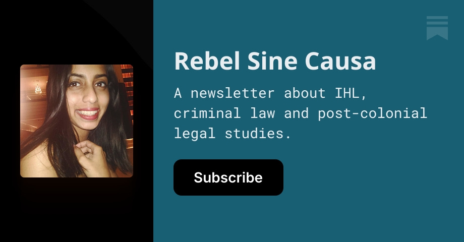 Rebel Sine Causa | Keya Rebello | Substack