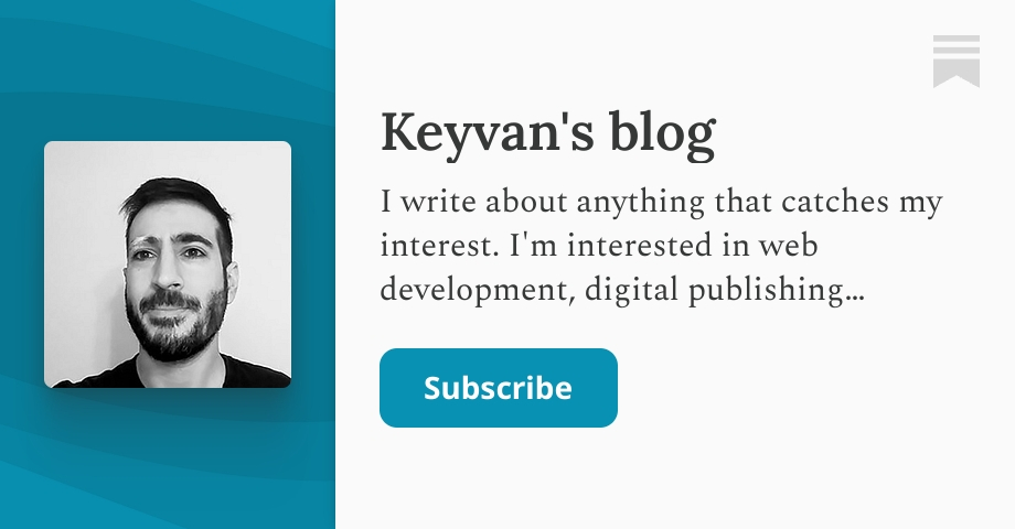 Archive - Keyvan's blog