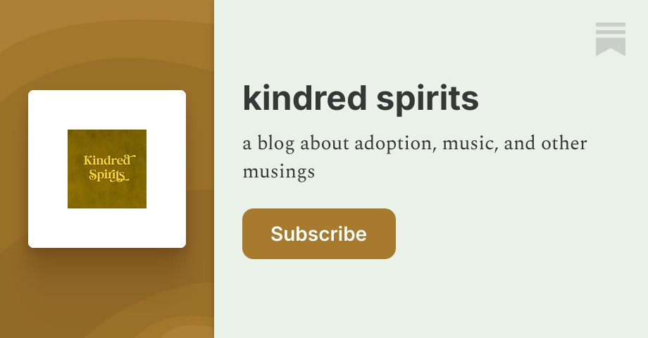 kindred spirits | Substack