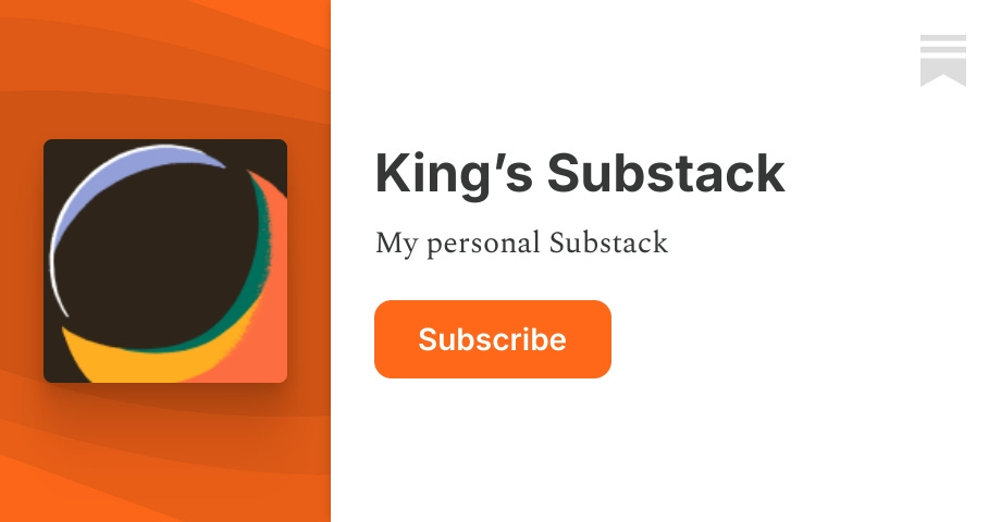Coming soon - by King Jing Things - King’s Substack