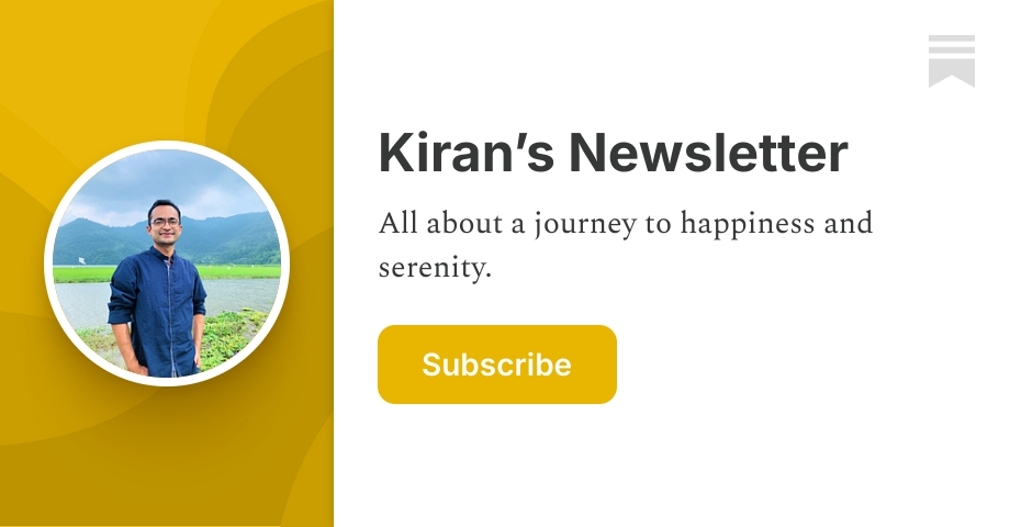 Kiran’s Newsletter | Kiran Tiwari | Substack