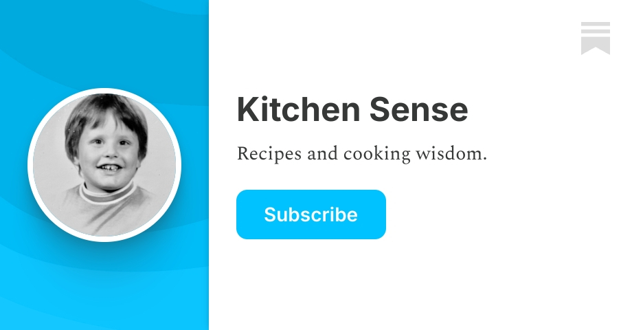 Kitchen Sense | Mitchell Davis | Substack