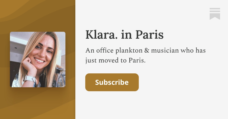 Klara. in Paris | Substack