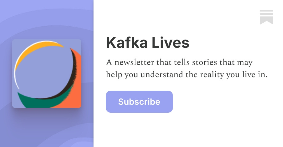 Kafka Lives | Daniel Klein | Substack