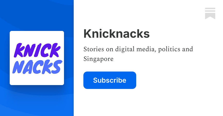 Knicknacks | Kai Xiang | Substack