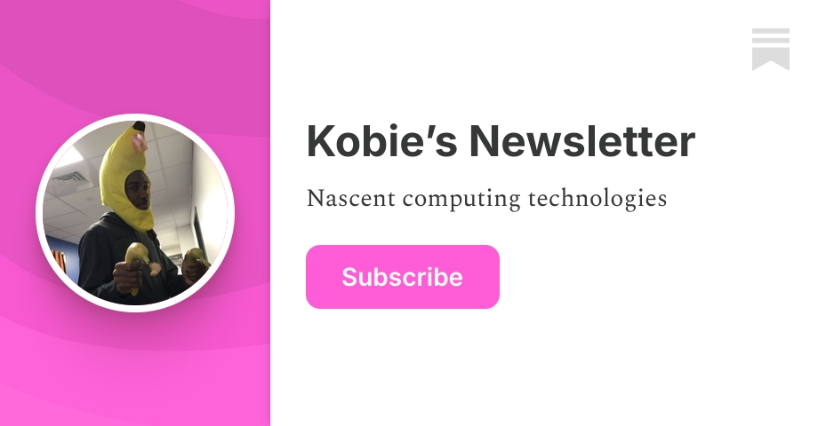 Kobie’s Newsletter | Kobie Williams | Substack