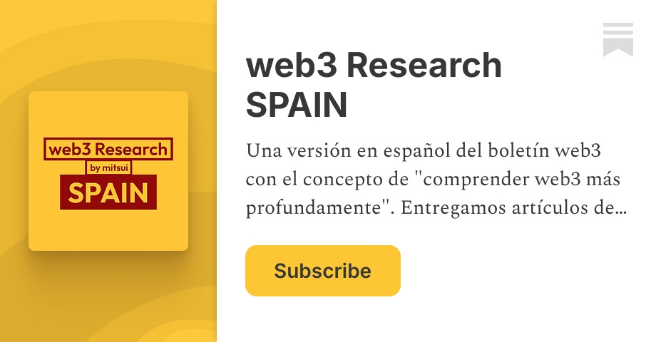 web3 Research SPAIN | Substack