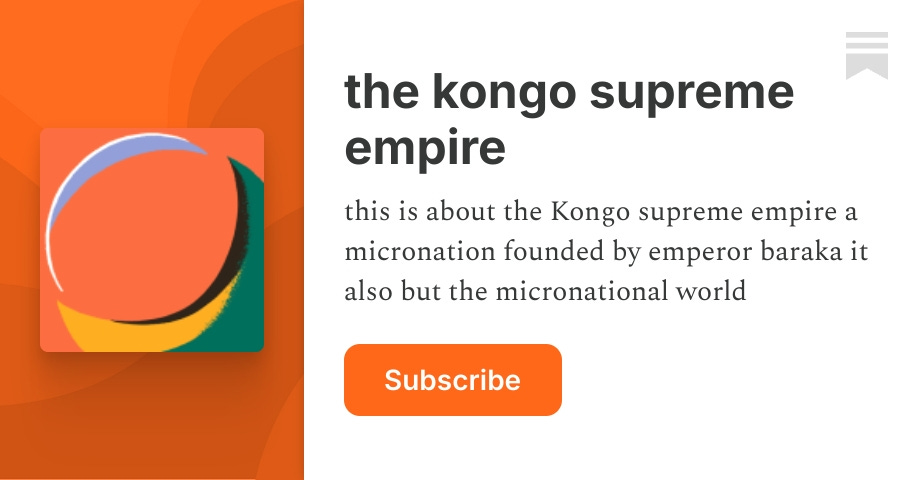 How to Build a Micronation - by baraka mtajiri