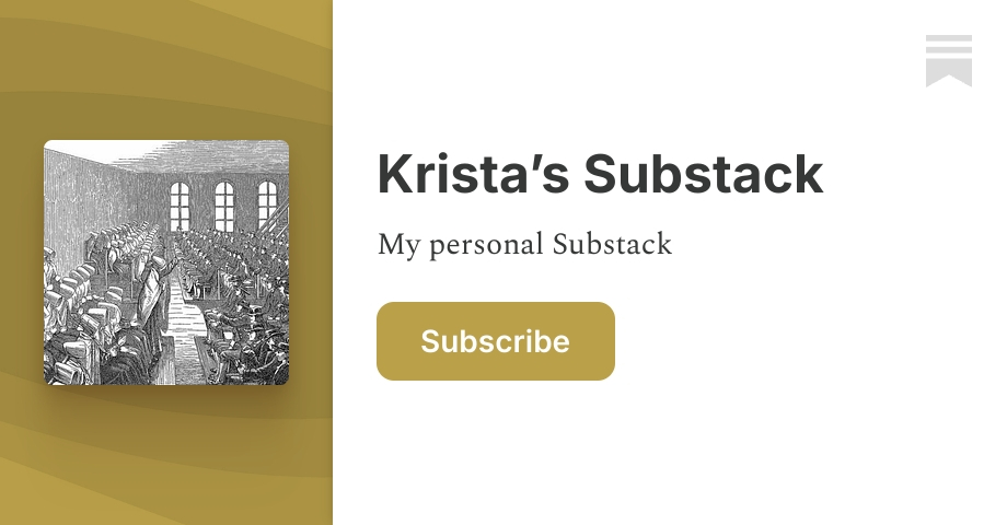 Krista’s Substack | Krista Moran | Substack
