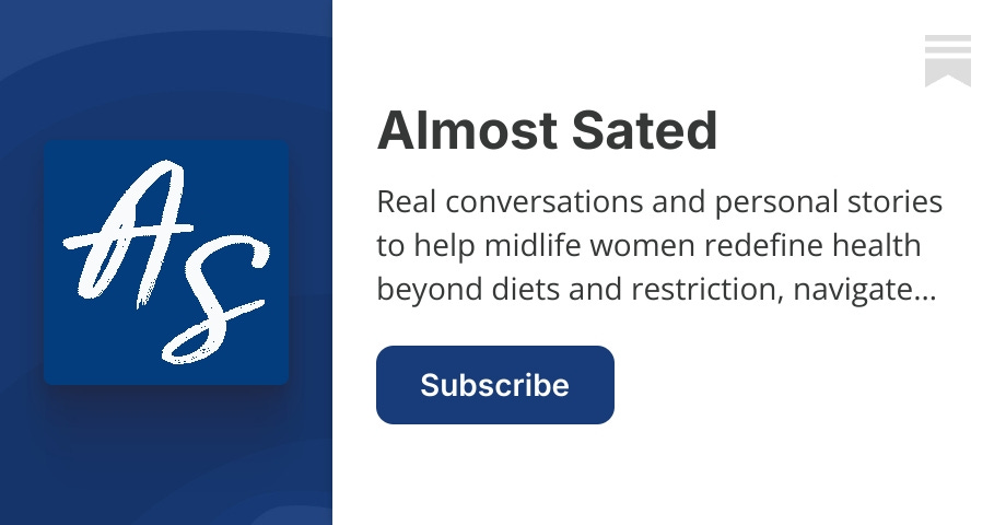 Almost Sated | Kristi Koeter | Substack