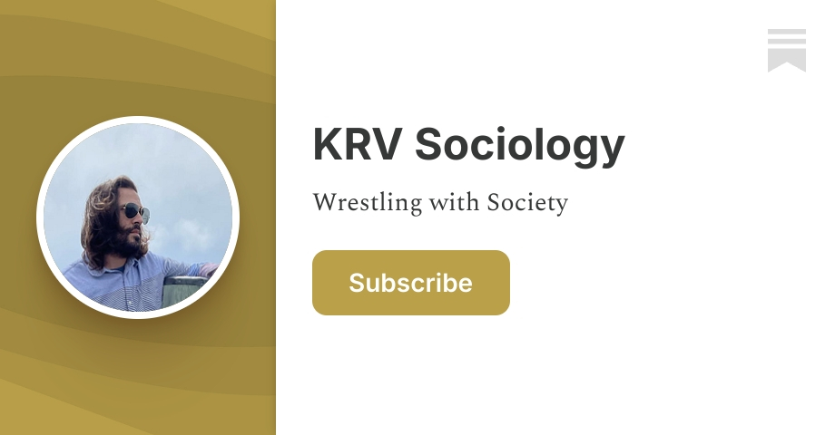 KRV Sociology | Kenneth Vaughan | Substack