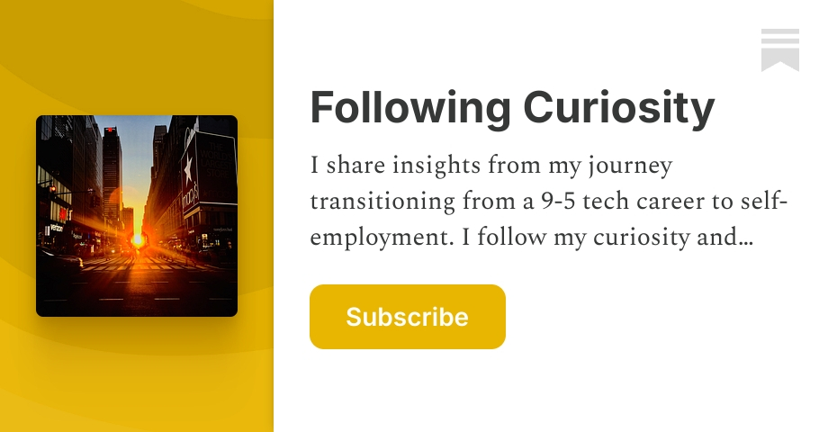 Following Curiosity | Kunal Modi | Substack