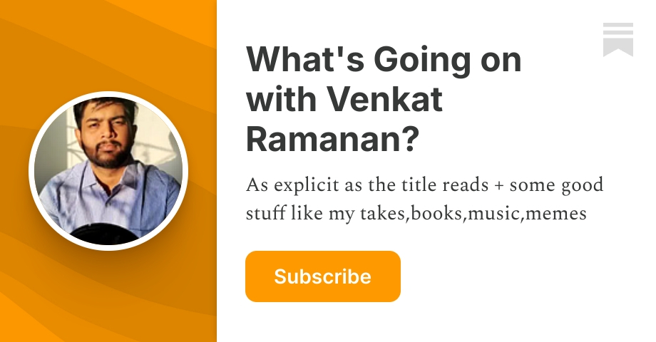 IM BACK!! - by Venkat Ramanan Kalyanaraman