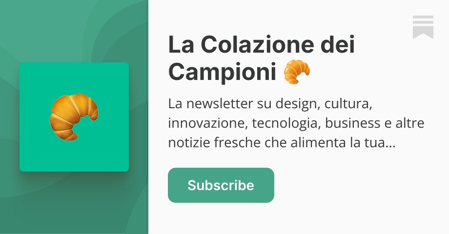 La Colazione dei Campioni | Gianvito Fanelli | Substack