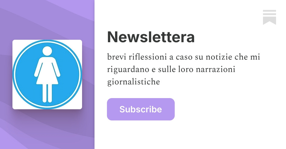 Newslettera | La Donna A Caso | Substack
