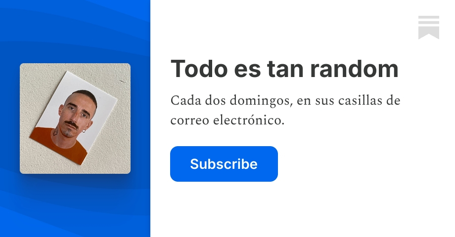 Todo es tan random x LADRON | Substack