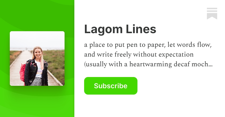 Lagom Lines | Tasmin | Substack