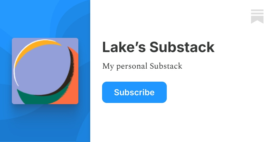 Lake’s Substack | Lake View Capital | Substack