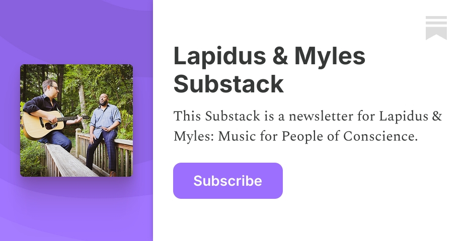 The Promised Land Tour - Lapidus & Myles Substack