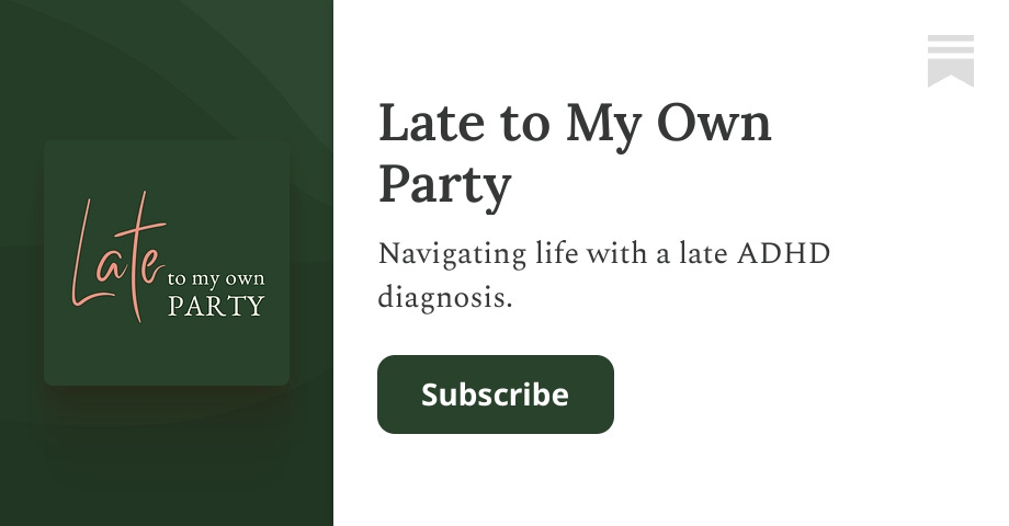 Late to My Own Party | Vanessa Torre | Substack