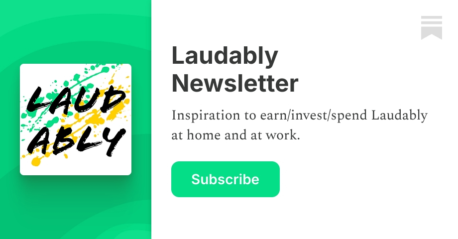 Laudably Newsletter | Imogen Crispe | Substack