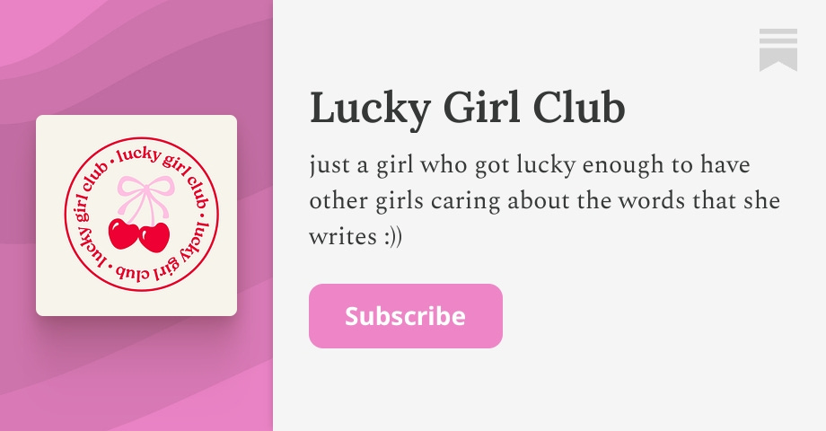 Lucky Girl Club | Laura Cavalcante | Substack