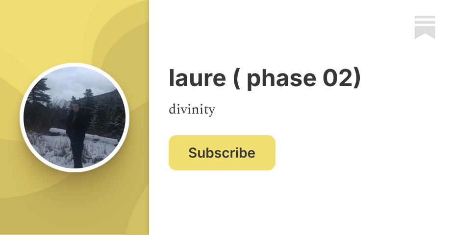 laure ( phase 02) | Substack