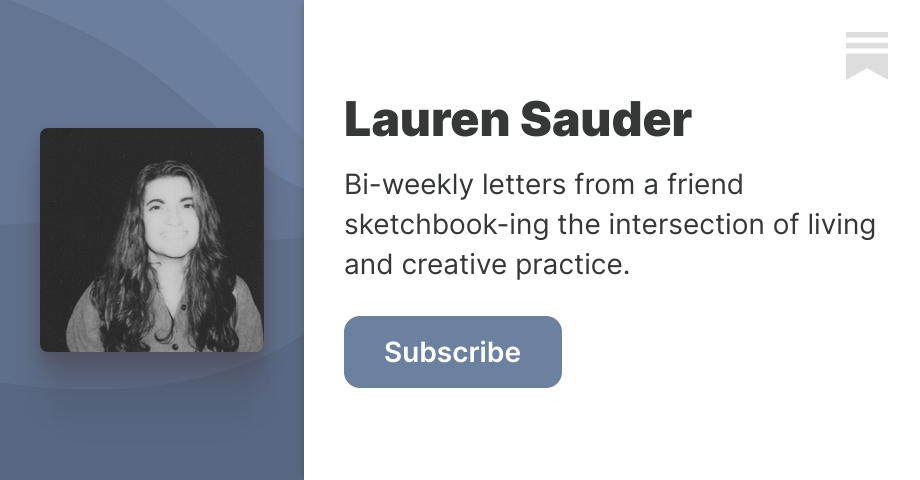 Lauren Sauder | Substack