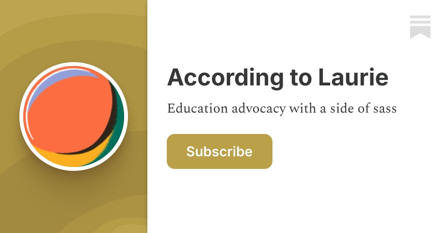 According to Laurie | LaurieinRI | Substack