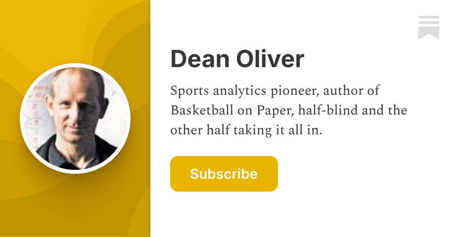 Dean Oliver | Substack