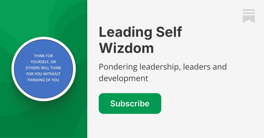 Leading Self Wizdom | Kay | Substack