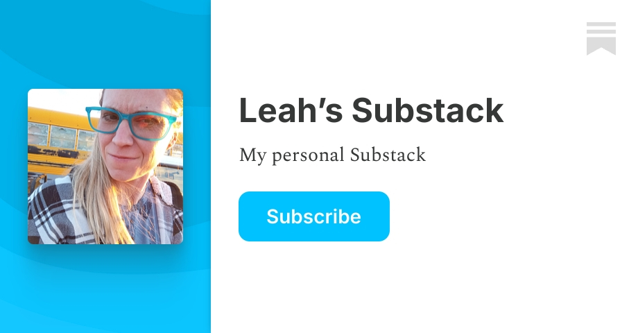 Leah’s Substack | Leah Brick | Substack