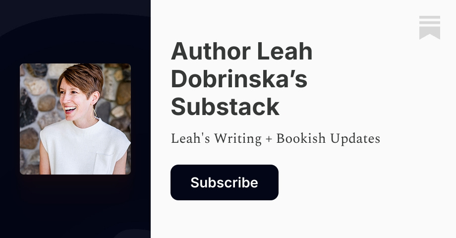 Author Leah Dobrinska’s Substack | Substack