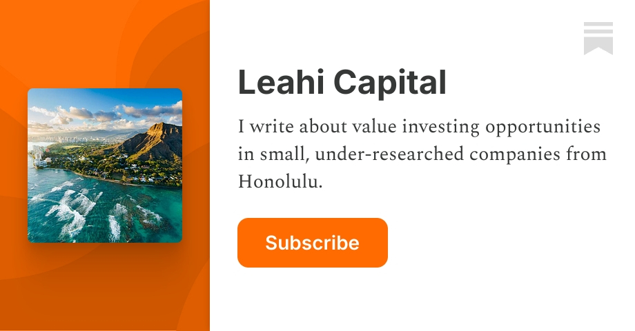 Leahi Capital | Substack