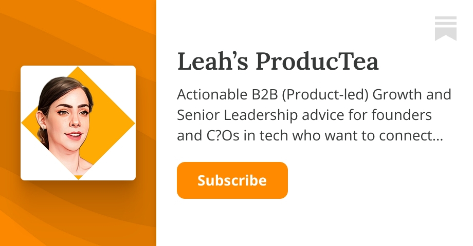 Leah’s ProducTea | Leah Tharin | Substack