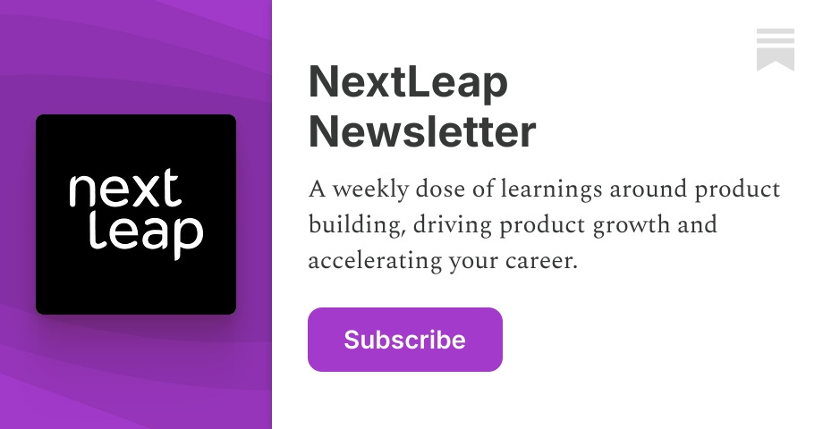 NextLeap Newsletter | Arindam | NextLeap | Substack
