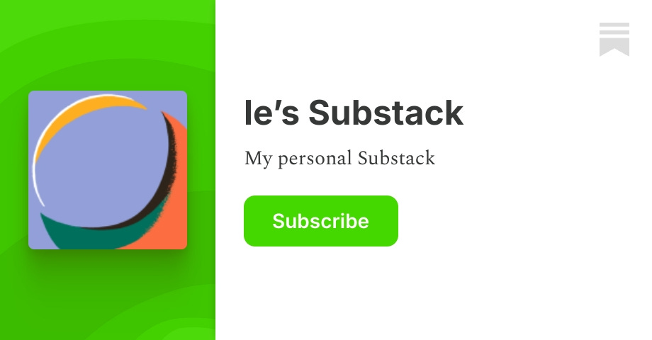 le’s Substack | le compréhensif aveugle | Substack