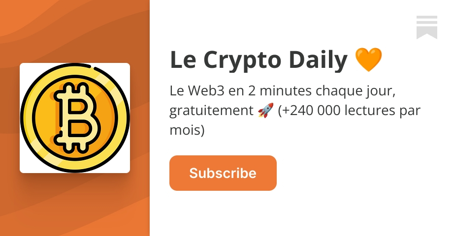 Le Crypto Daily 🧡 | Benjamin Cohen | Substack