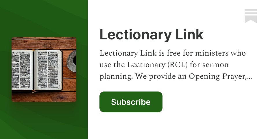 Lectionary Link | Barry Davis | Substack