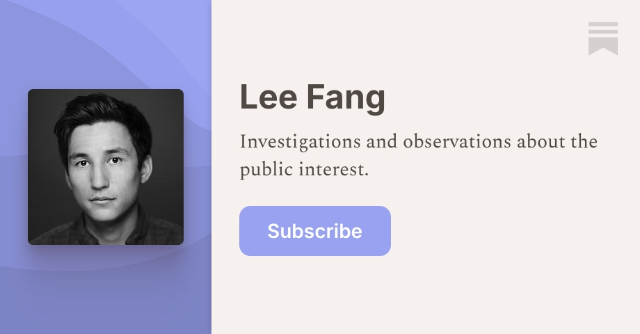 Lee Fang | Substack