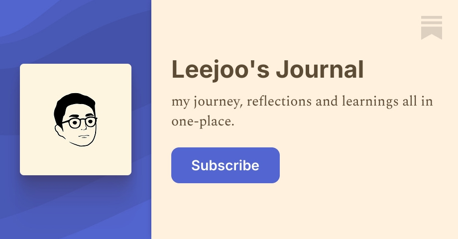 Leejoo's Journal | Substack