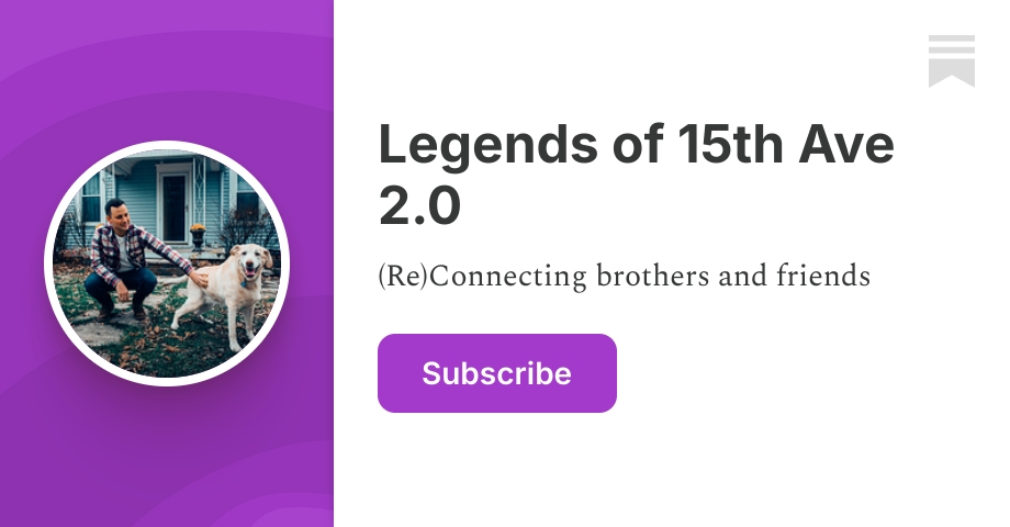 Legends of 15th Ave 2.0 | Substack