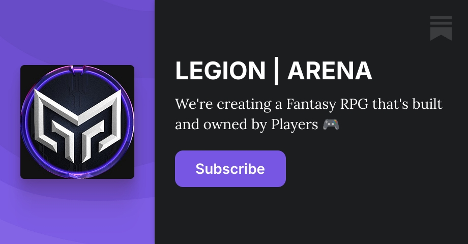 LEGION | ARENA | Lex Robson | Substack