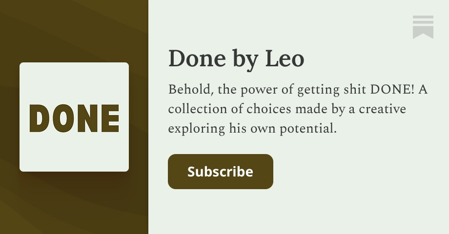 Done by Leo | Substack