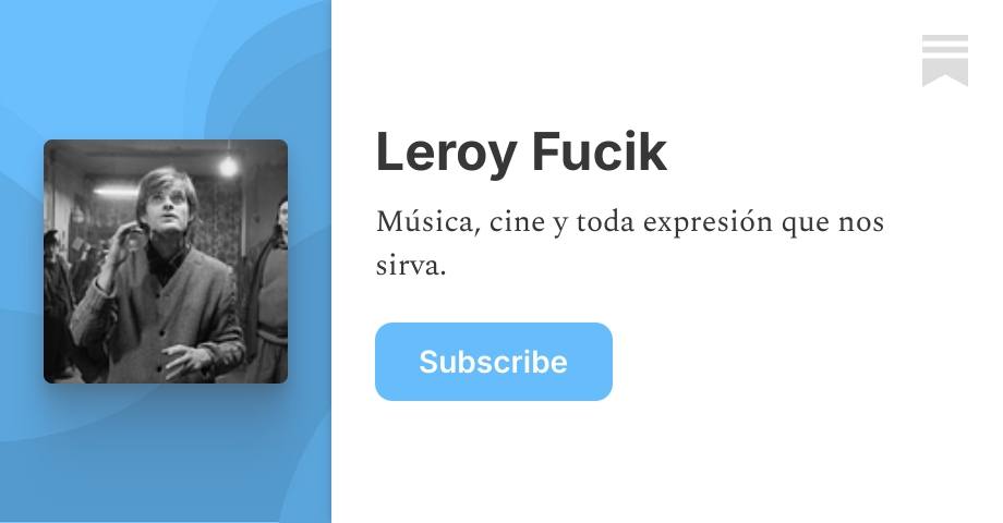 Leroy Fucik | Substack