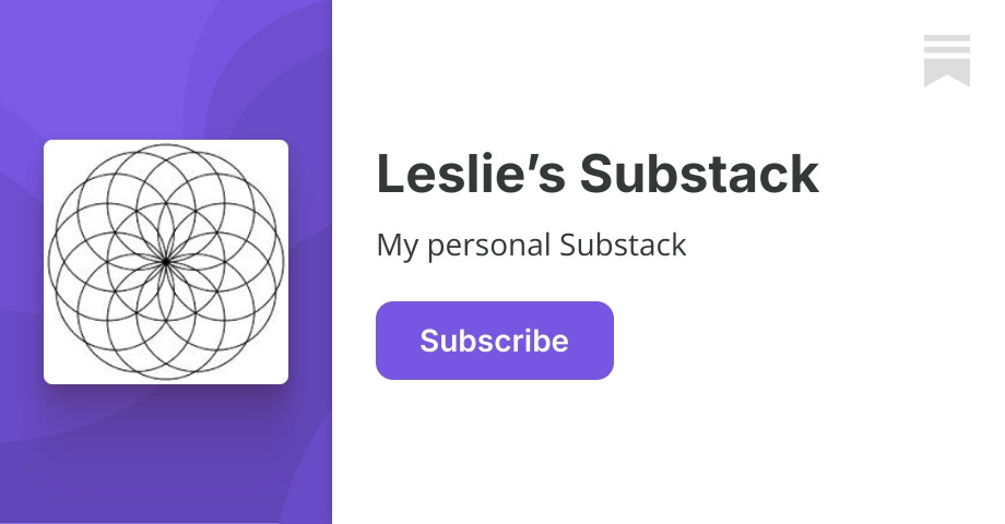 Leslie’s Substack | Leslie H MSc | Substack