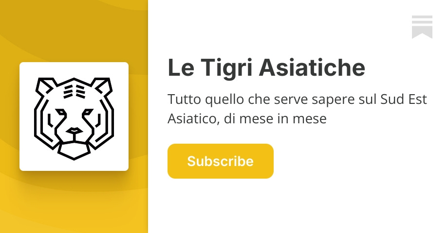 Le Tigri Asiatiche | Alessia Anniballo | Substack