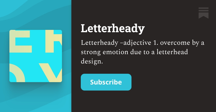 Letterheady | Shaun Usher | Substack